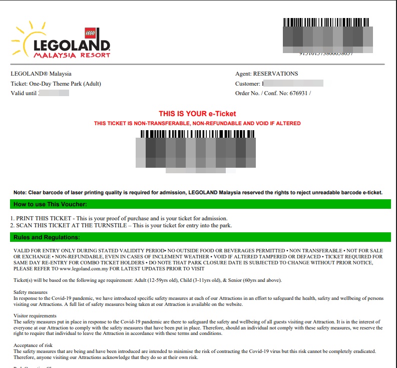 [QR바로입장] 레고랜드 말레이시아(LEGOLAND Malaysia) 공식 입장권 - 테마파크, 워터파크, 씨라이프 콤보 ...