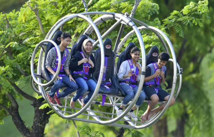 싱가포르 슬링샷 & GX5 익스트림 스윙 - 클락키 익스트림 라이드 - 트래블포레스트